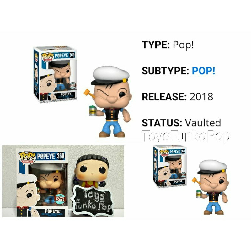 Funko Pop Animation Popeye : Popeye 369 (แร ไอเทม) | Shopee Thailand