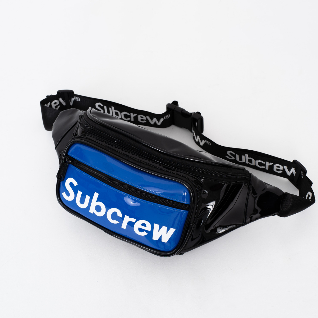 Subcrew กระเป๋าสะพายคาดอกผู้ชาย 3 ช่องซิป งานหนังแก้ว เท่ห์มีสไตล์ ...