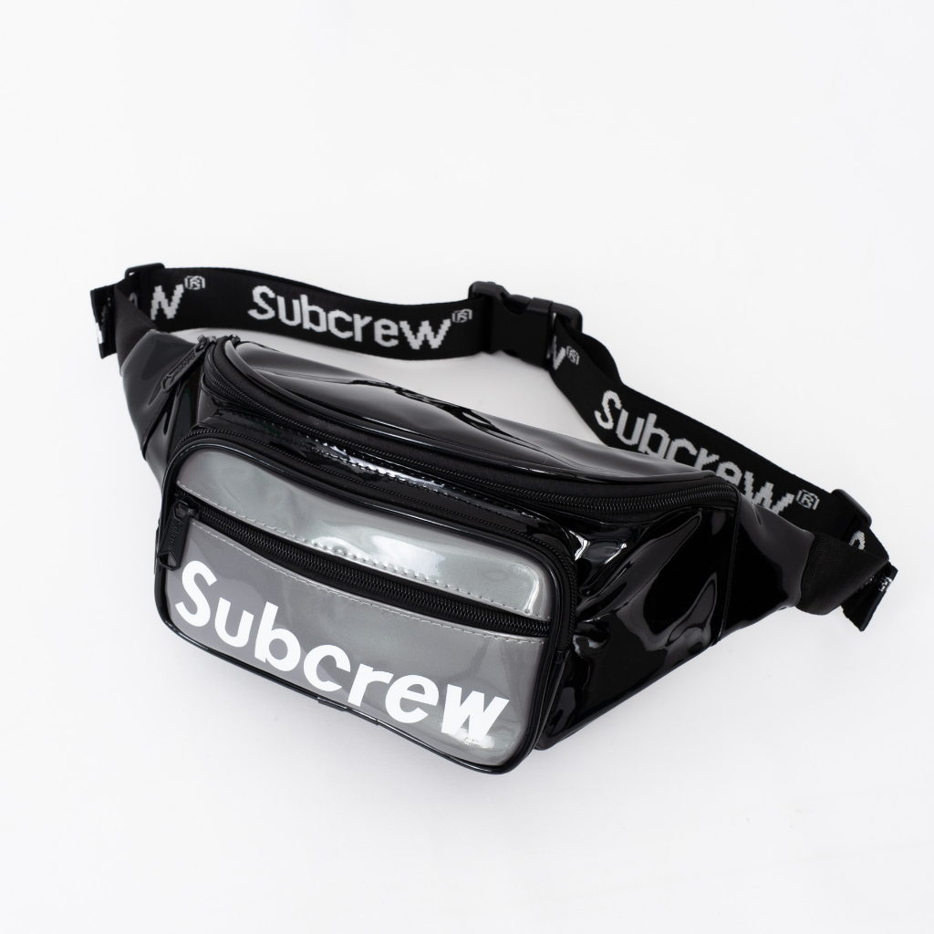 Subcrew กระเป๋าสะพายคาดอกผู้ชาย 3 ช่องซิป งานหนังแก้ว เท่ห์มีสไตล์ ...