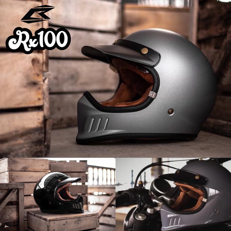 หมวกกันน็อควินเทจ bilmola RX100 | Shopee Thailand