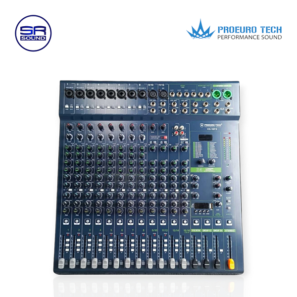 PROEUROTECH VX-16FX มิกเซอร์อนาล็อก 16 แชลแนล พร้อมเอฟเฟ็กต์ดิจิตอล SPX ...
