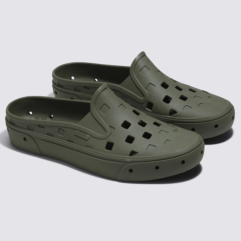 VANS SLIP-ON MULE TRK GRAPE LEAF สินค้ามีประกันแท้ | Shopee Thailand