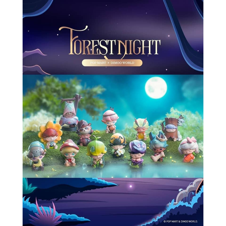 (ไลฟ์สด ลด 50%) พร้อมส่ง Dimoo Forest Night กล่องสุ่ม ของแท้ ลุ้นซีเครต ...