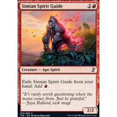 Simian Spirit Guide การ์ด Magic The Gathering ของแท้ จากชุด Time Spiral ...