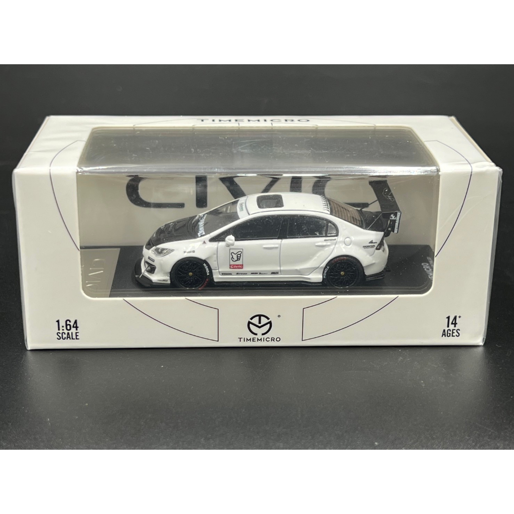 Time Micro 1/64 Honda Civic Modified white | Shopee Thailand
