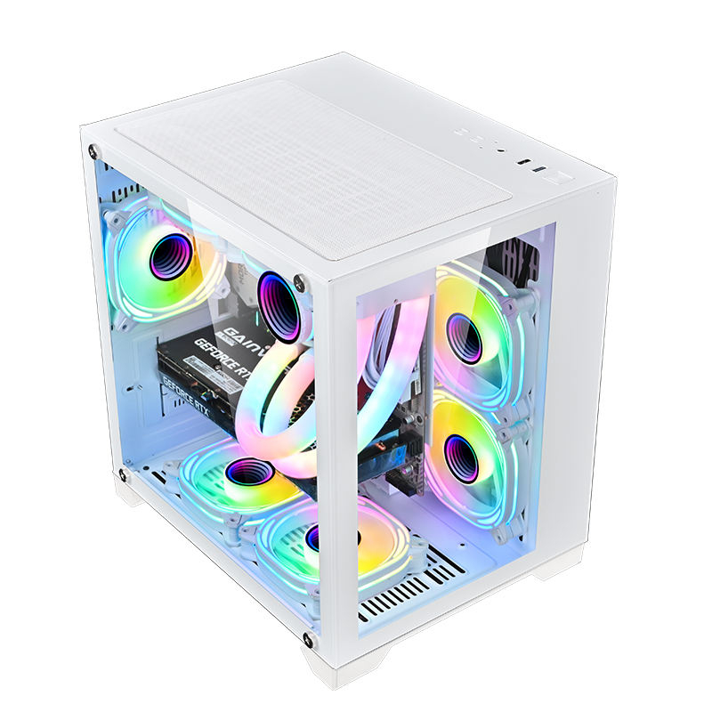 เคสคอมพิวเตอร์ Snowman CUBE Case CS004 for m-atx - mini itx Computer ...