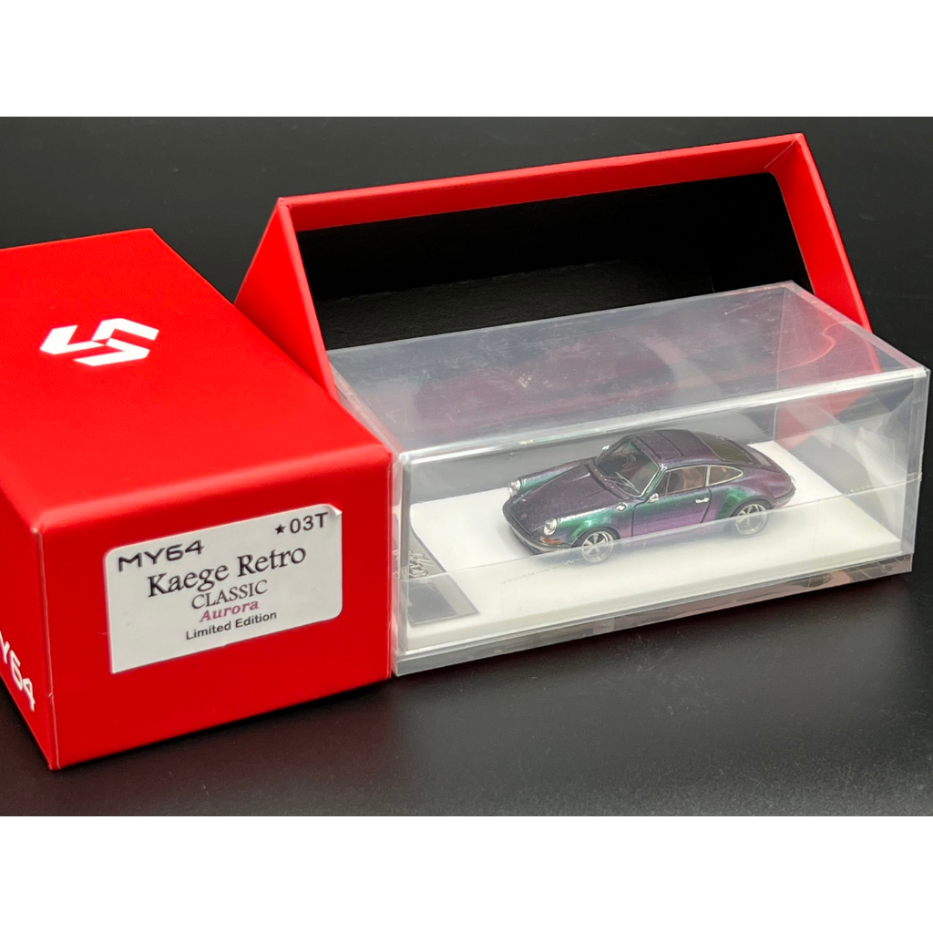 MY64 Resin 1/64 Kaege Retro Classic 911 Aurora/ Multi-Color Gradient ...