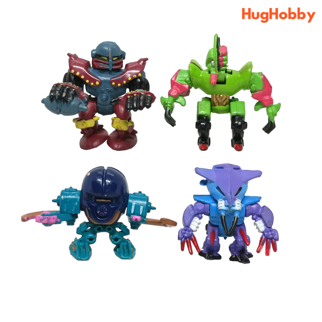 [Set of 4] Vintage 90s Bootleg Micro Machines ZBots (Z-Bots) Mini ...