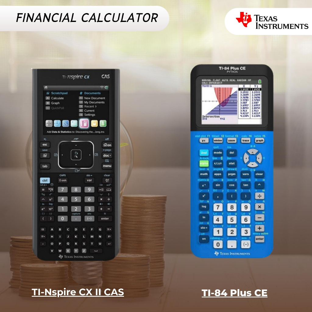 เครื่องคิดเลขการเงิน Texas Instruments TI-Nspire CX II CAS/TI-84 Plus ...