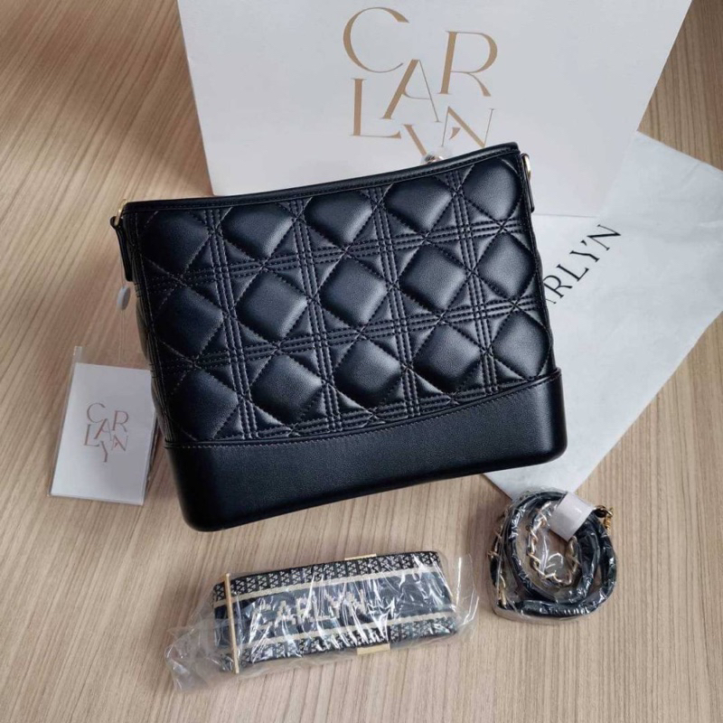 พร้อมส่ง Carlyn Reen Bag กระเป๋าหนัง สวย ดูแพงมาก สายสะพายมี 2 แบบ สาย ...