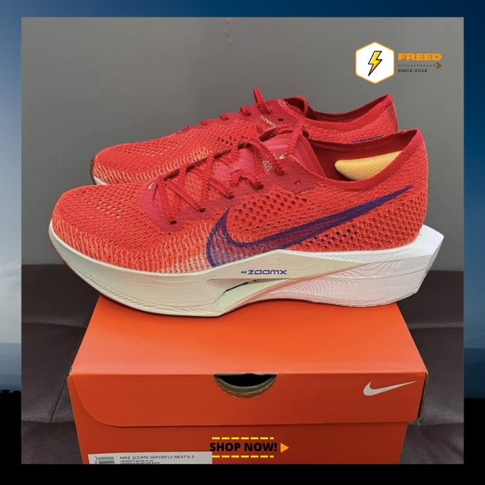 Nike ZoomX Vaporfly Next%3 "University Red" รองเท้าวิ่งผู้ชาย วิ่งมาราธอน วิ่งnike | Shopee Thailand