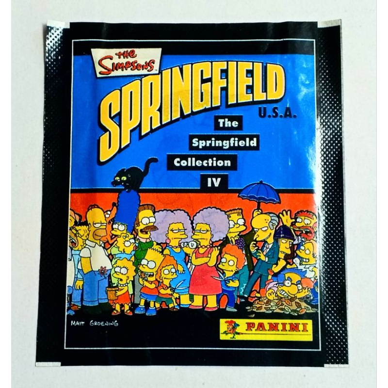 (Sealed Pack Stickers) THE SIMPSONS SPRINGFIELD STICKERS | Shopee Thailand