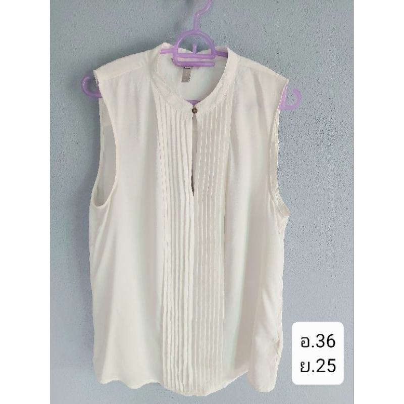 เสื้อแขนกุดผู้หญิง....h&m | Shopee Thailand