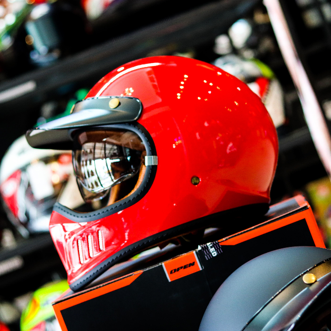 หมวกกันน็อค Bilmola วินเทจ RX100 | Shopee Thailand