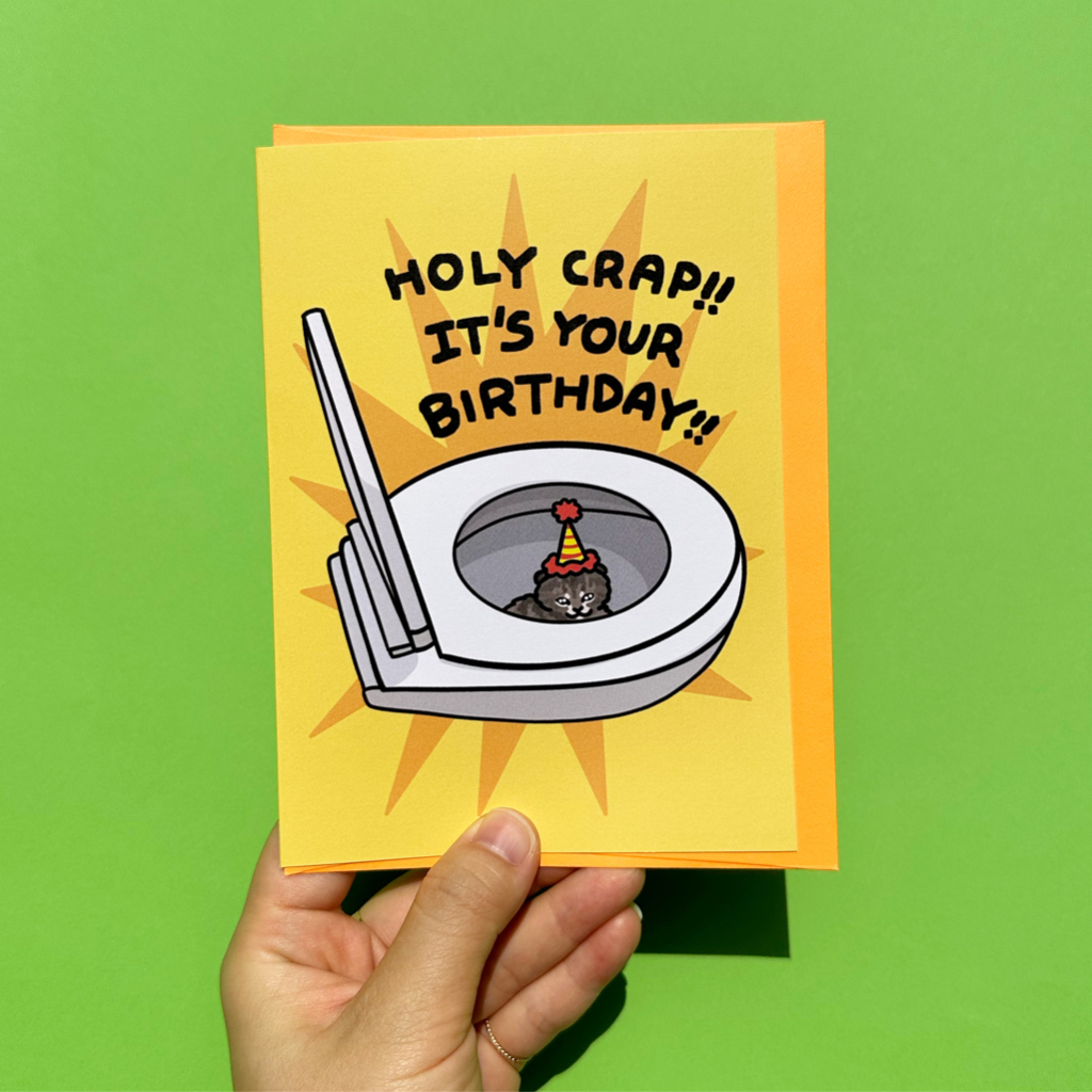 การ์ดวันเกิด Holy crap it's your birthday การ์ดน่ารัก การ์ดวันเกิดพร้อม ...
