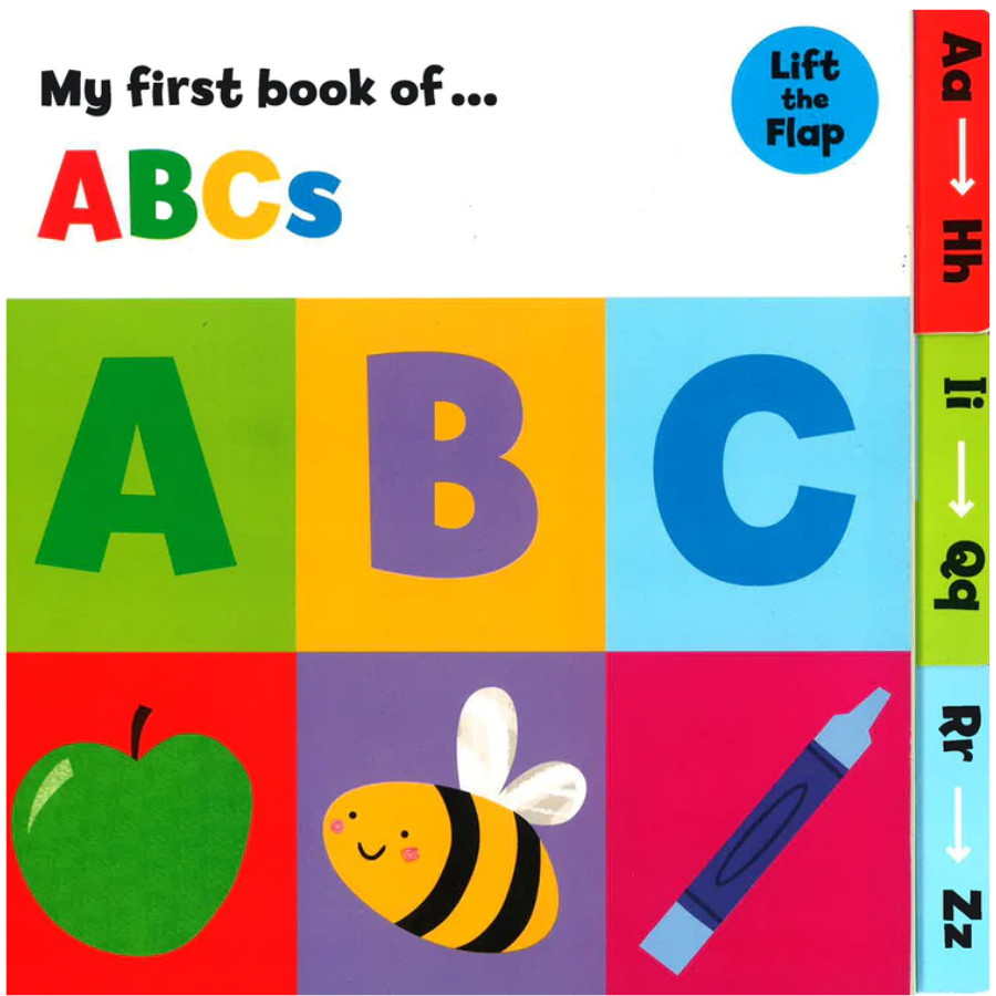 บอร์ดบุค My First Book of ABCs lift-the-flap tab book (E2B2) | Shopee ...
