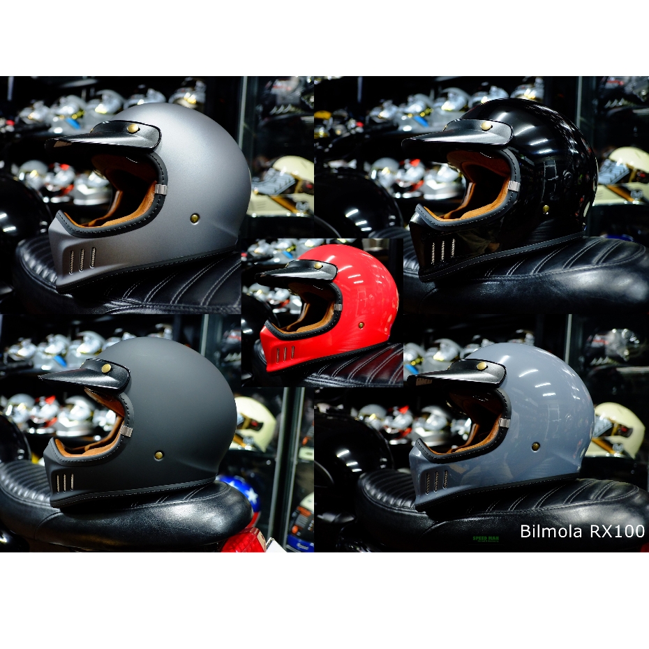 ลด 100บาท Bilmola รุ่น RX100 หมวกกันน็อค Bilmola RX100 มีแว่นกันแดดขนาด ...