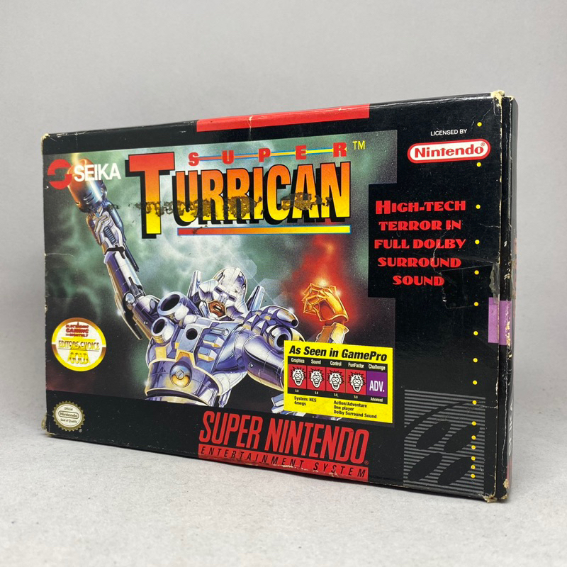 Super Turrican | ตลับเกมส์แท้ครบกล่อง Super Nintendo Entertainment ...