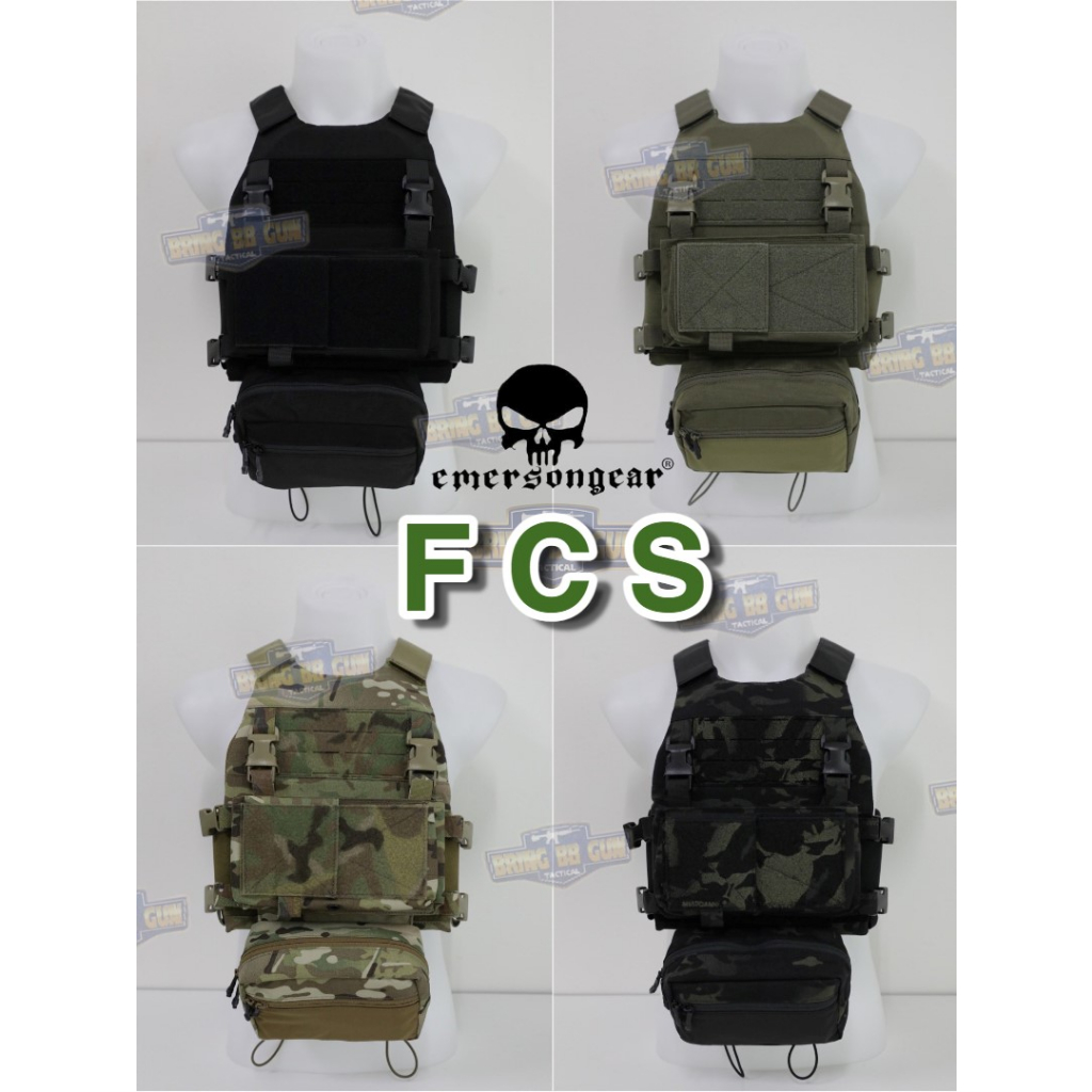 เสื้อเวส รุ่น FCS ยี่ห้อ Emerson (Chest Rig SET)\ | Shopee Thailand