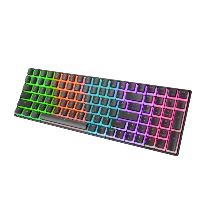 Tsunami Outemu MK-100 96% Pudding Type-C Rainbow RGB Mechanical ...