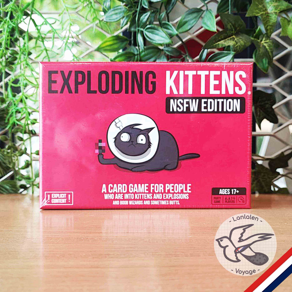 [สินค้าขายดี] Exploding Kittens แมว/เหมียวระเบิด EN Red/Black/Pink ภาษา ...
