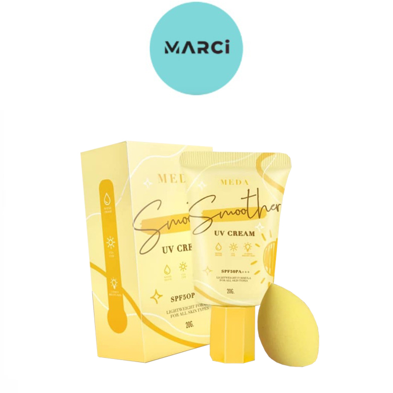 MEDA Smoother UV Cream SPF50 PA+++ ครีมกันแดดมีด้า [20 g.] | Shopee ...