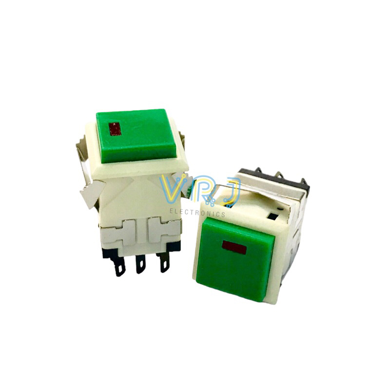 Switch สวิตช์ไฟKD2-21กดติด กดดับ กดติด ปล่อยดับ LED 3V 8ขา 250v-3A/125v ...