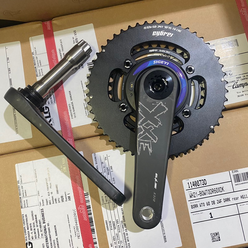 ชุดจานหน้า XXE 320 พร้อม Sigeyi power meter และ ใบอลู Cybrei | Shopee ...