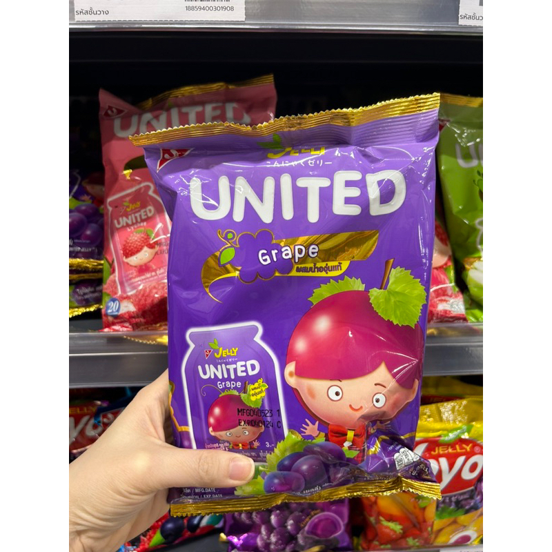 United jelly ยูไนเต็ดเยลลี่คาราจิแนน ผสมน้ำผลไม้แท้ อร่อยมาก | Shopee ...