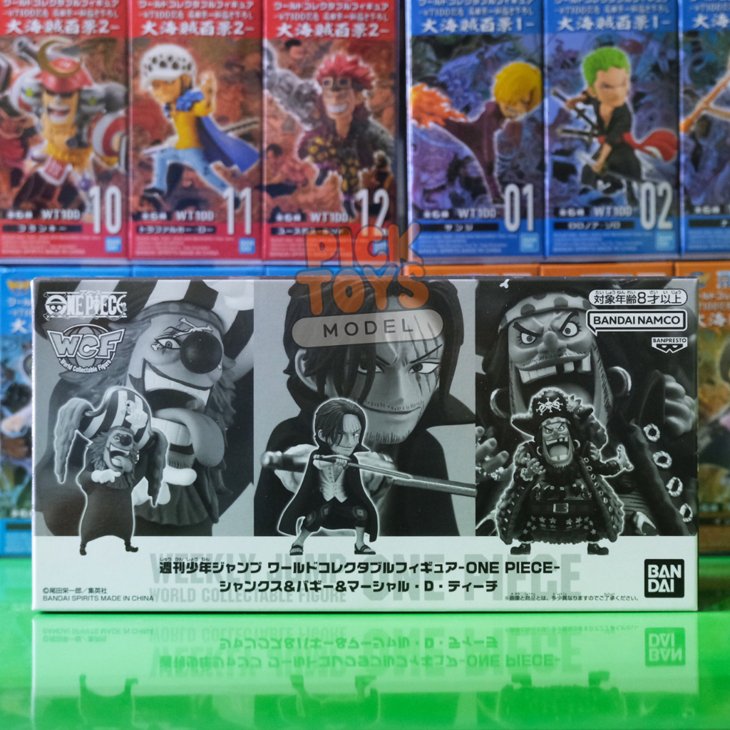 [พร้อมส่ง] WCF Shonen Jump One Piece Shanks Buggy Teach วันพีซ จั้มป์ 3 ...