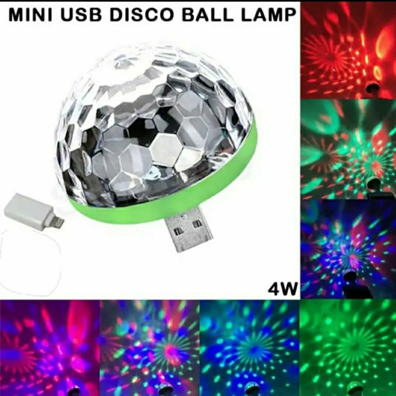 ไฟดีสโก้ ไฟเทค กระพริบตามจังหวะเพลง พกพาง่าย USB LED Mini Disco สินค้าพร้อมส่ง | Shopee Thailand