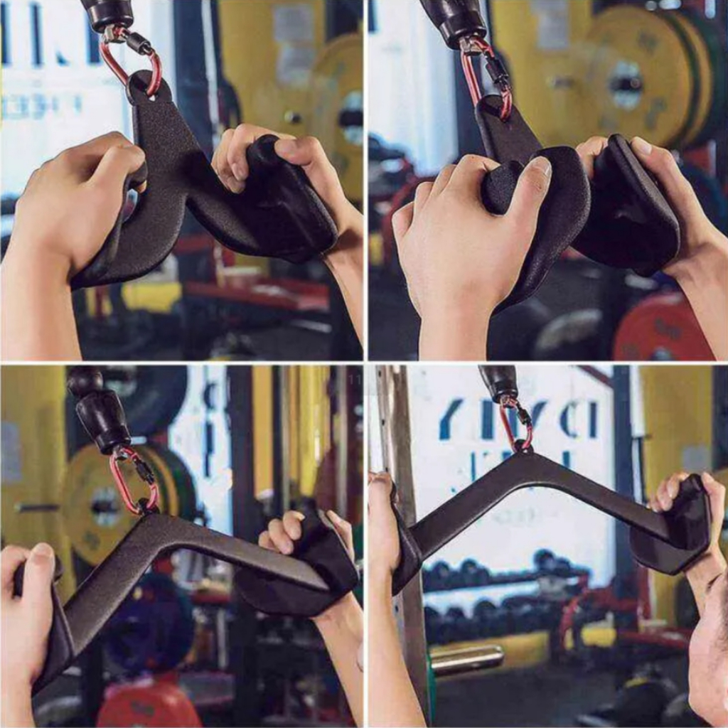 ERORO มือจับแบบดึงลง ทนทาน กันลื่น อุปกรณ์เสริมฟิตเนส cable machine ...