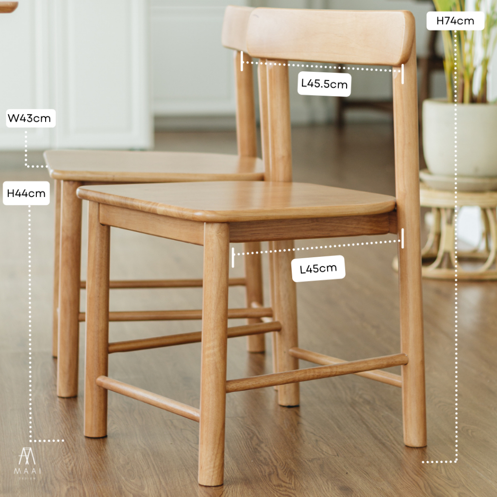 MAAI Design Haru Table โต๊ะทานข้าว 80x80 สไตล์ญี่ปุ่น มินิมอล โคซี่ | Shopee Thailand