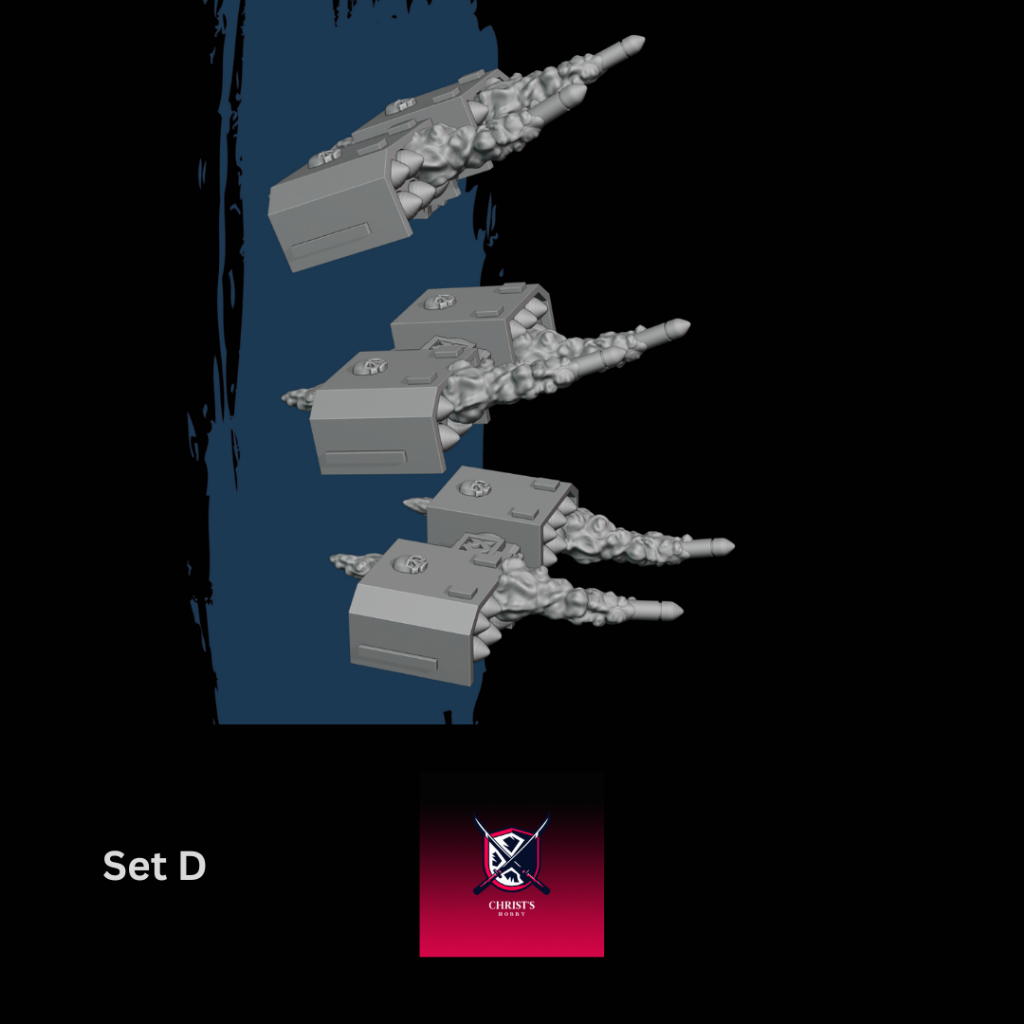 Cyclone missile launcher -High quality and detailed 3d print miniature ...