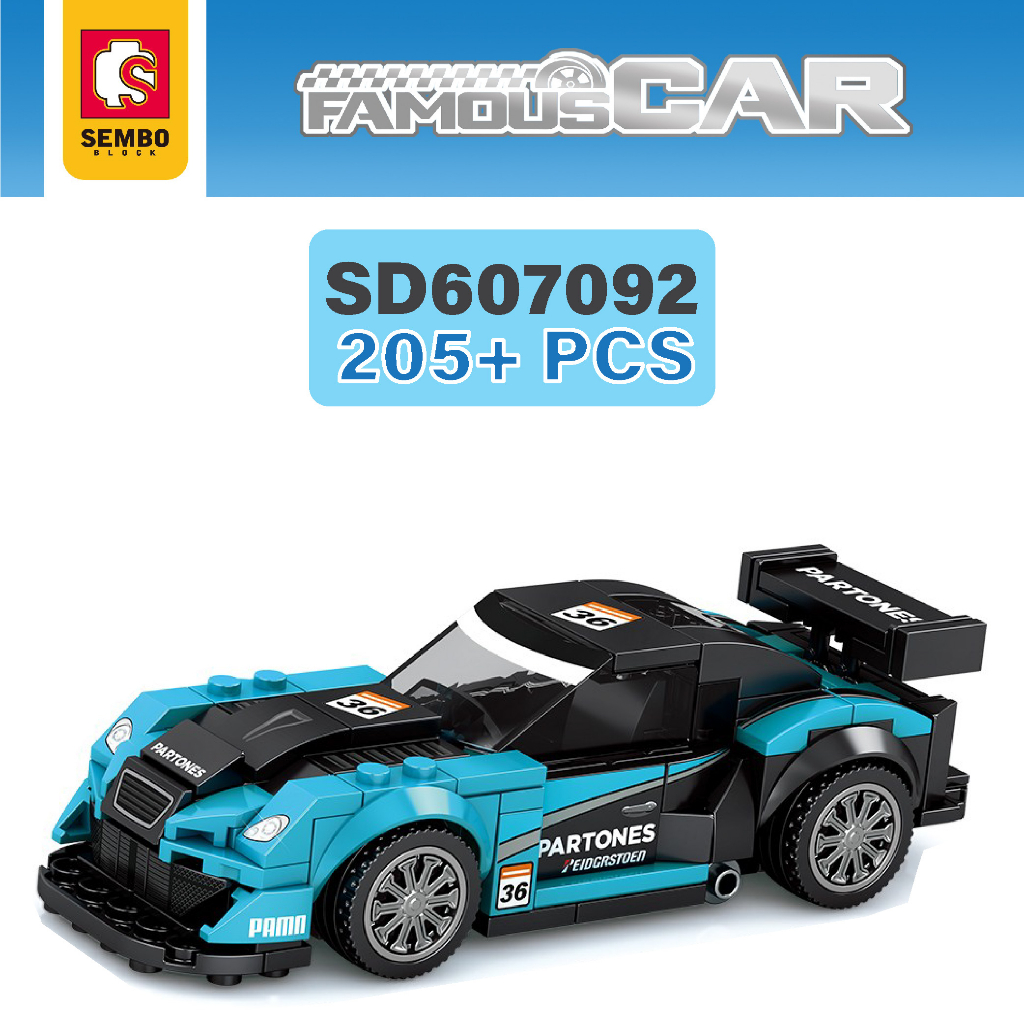 ชุดตัวต่อ SEMBO BLOCK Famous & Race Car รถแข่ง รถฟอร์มูล่า SEMBO BLOCK ...