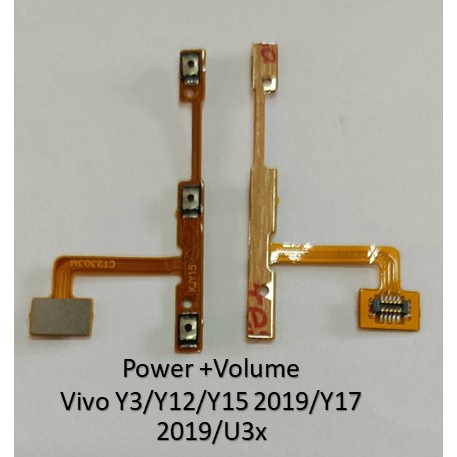 สายแพรชุดสวิตช์ Power ปิดเปิดและ Volume ปรับระดับเสียง Vivo Y3/Y11/Y12/Y15 2019/Y17 2019/U3x ...