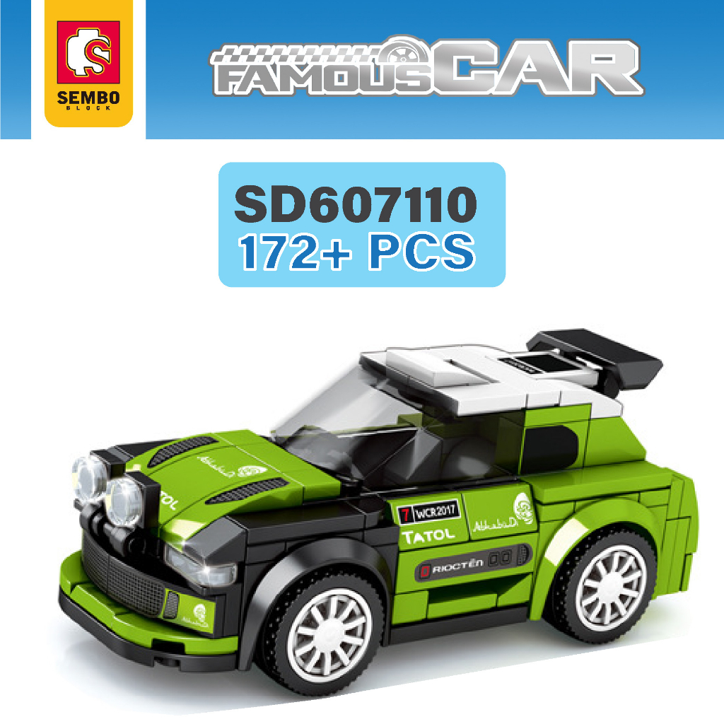 ชุดตัวต่อ SEMBO BLOCK Famous & Race Car รถแข่ง รถฟอร์มูล่า SEMBO BLOCK ...