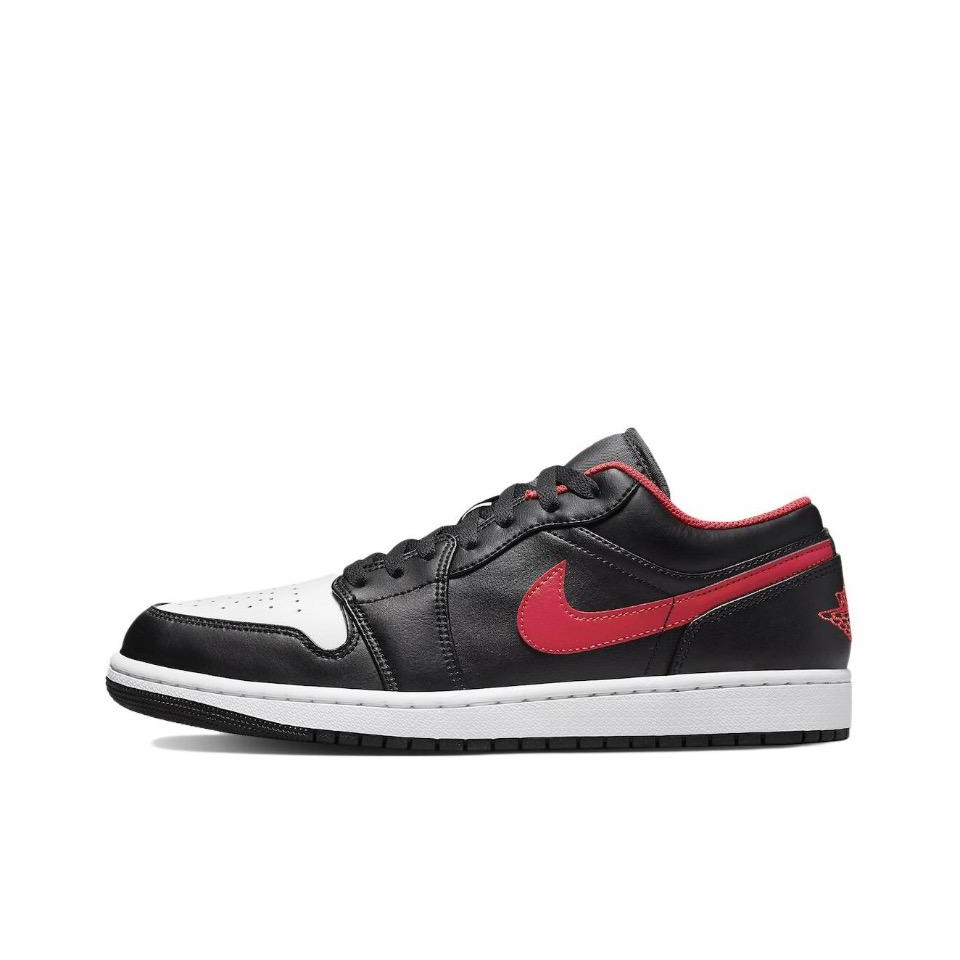 Jordan Air Jordan 1 low "white toe" small black red toe low help ...