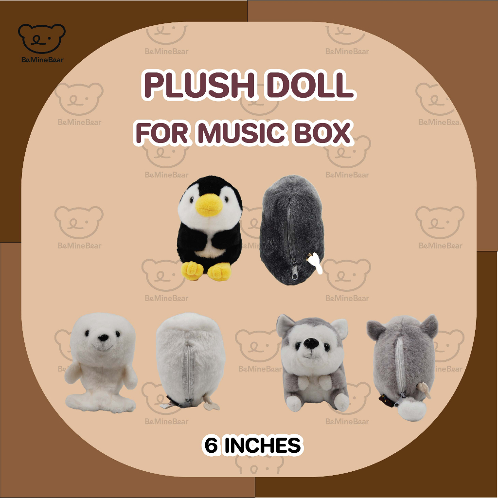 Plush Doll For Music Box ตุ๊กตากล่องดนตรี ขนาด 6 นิ้ว | Shopee Thailand