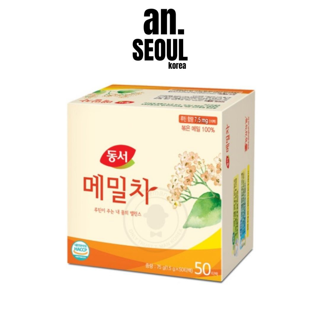 (พร้อมส่ง/50ซอง)ชาเกาหลี ชาบัควีท ชาเพื่อสุขภาพ dongsuh tea bag | Shopee Thailand