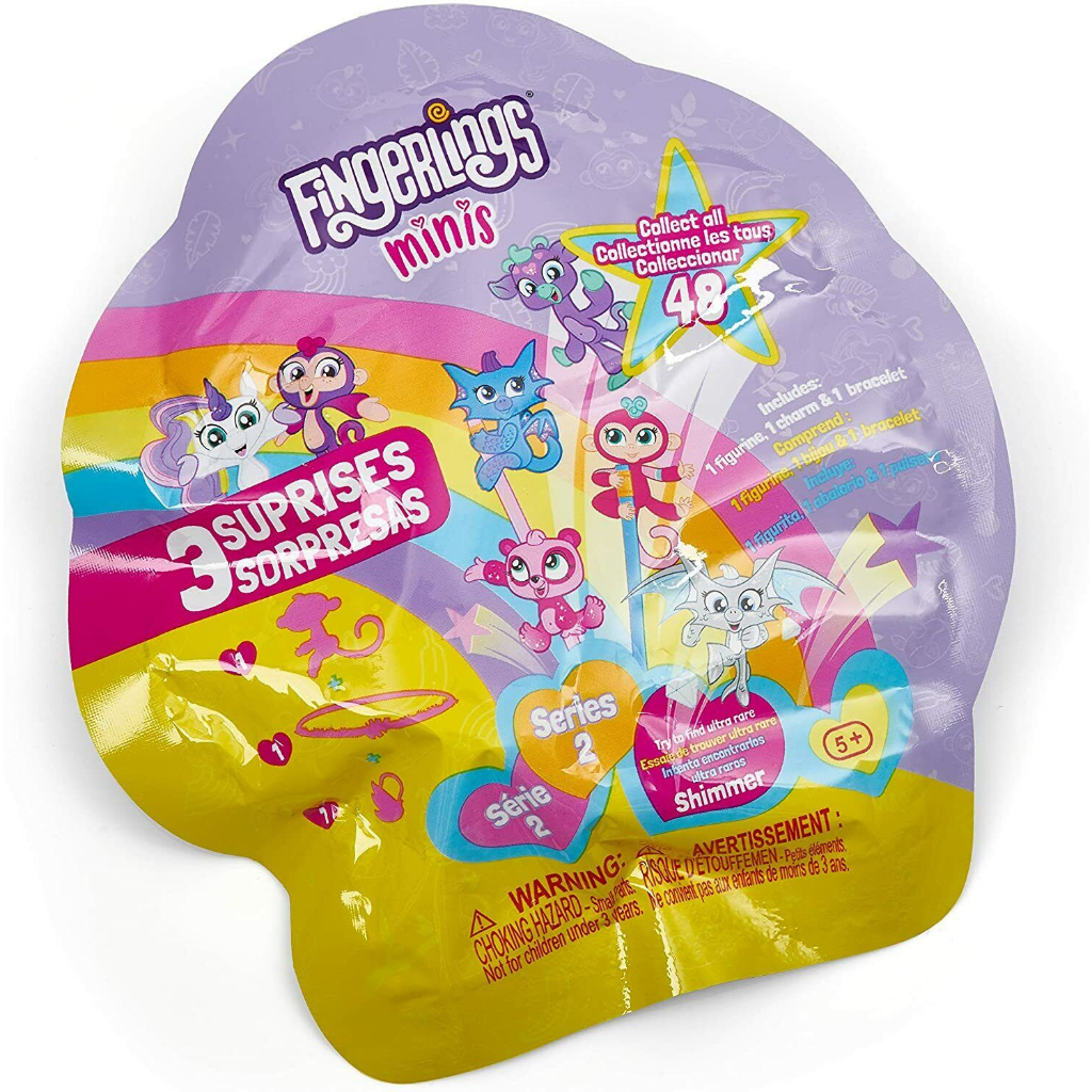 Fingerlings Minis Series 2 Surprise Blind Bag Toy Pencil Toppers ...