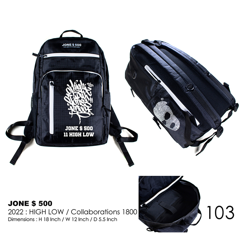 103-2022 : HIGH LOW / Collaborations (Backpacks) (Black) | Shopee Thailand