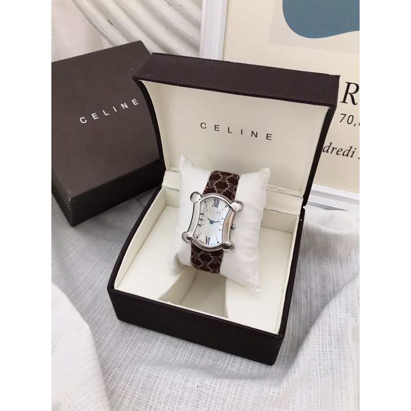 Celine Triomphe logo watch | Shopee Thailand