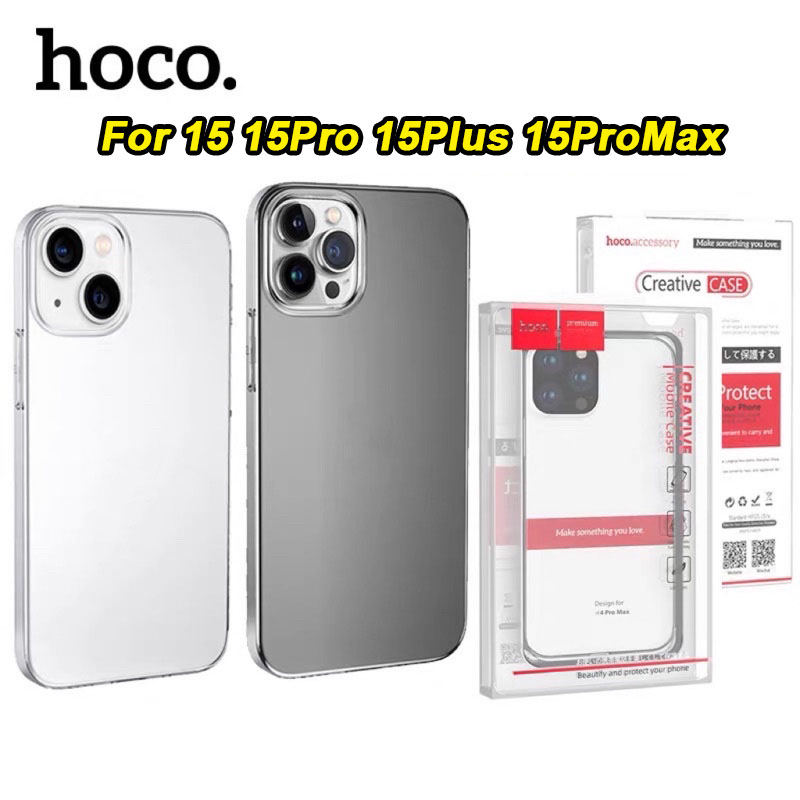 เคส hoco ใส สำหรับ 16e 16 15 14 13 12 11 Pro,Plus,Promax 15Promax,14Promax 12Promax, 6 6plus i7 ...