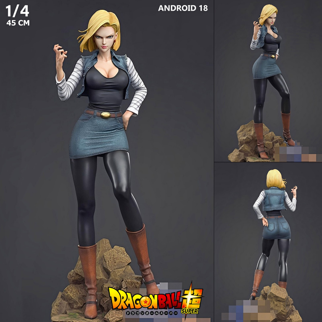 Figure Green Leaf Studio DBZ Dragon Ball ดราก้อนบอล Android 18 แอนดรอย ...