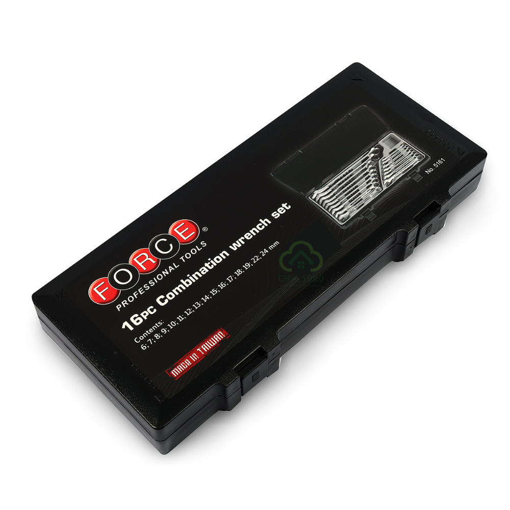 FORCE ฟอร์ซ #5161 ชุดประแจแหวนข้างปากตาย 16 ชิ้น ประแจแหวน ประแแจปากตาย ...