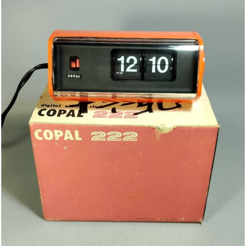 นาฬิกาพลิก Copal 222 Made in Japan สีส้มสไตล์ป๊อป | Shopee Thailand