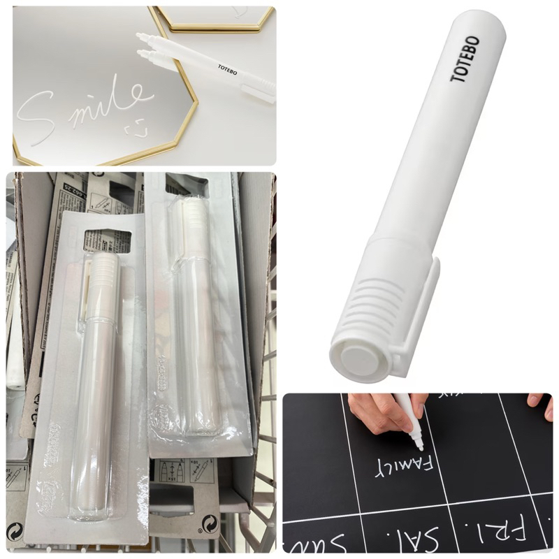 TOTEBO ทูเทบู ปากกาชอล์กเขียนกระดานดำ, ขาว ikea อีเกีย อิเกีย ปากกา ...
