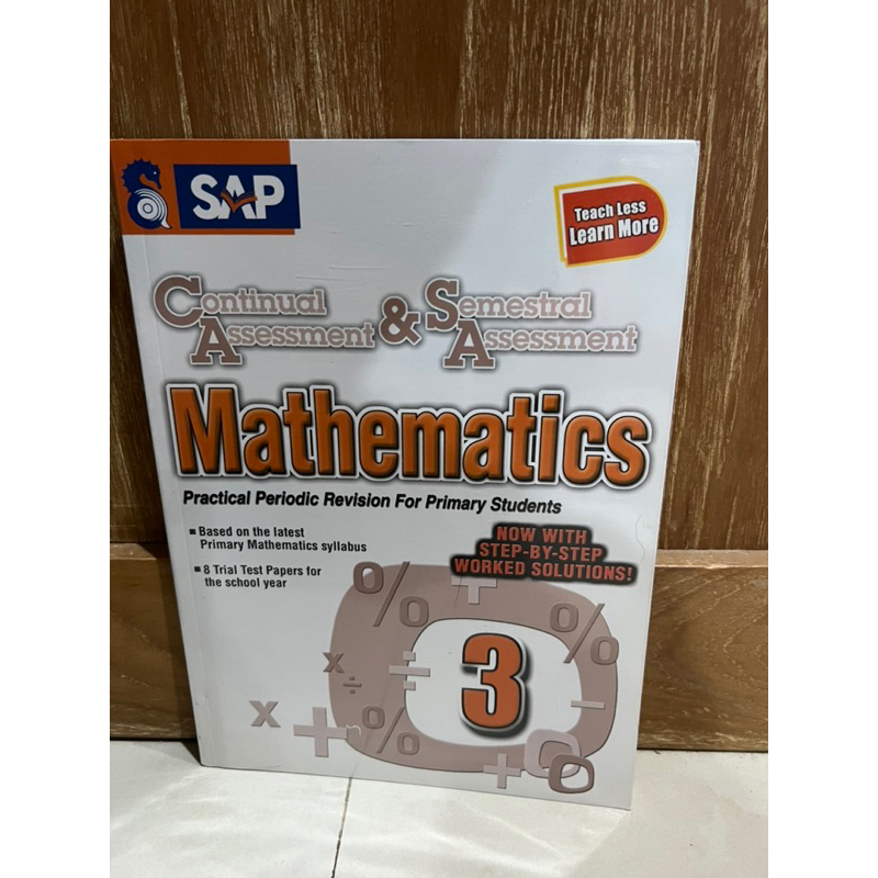 CA & SA Mathematics 3 แบบฝึกหัดคณิตศาสตร์ชั้นประถม3 พร้อมเฉลย | Shopee ...