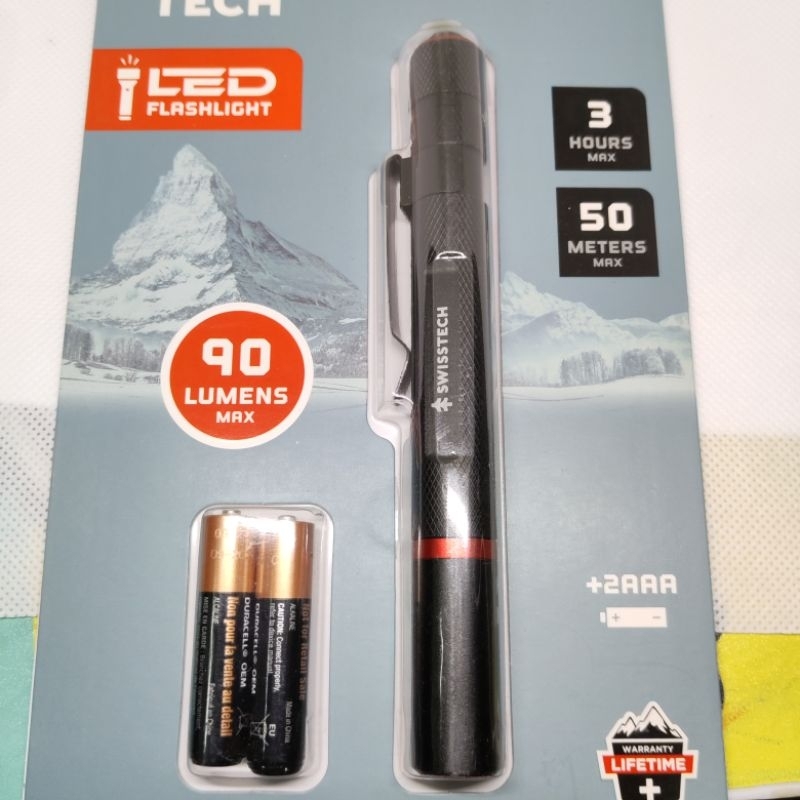 ไฟฉายเคสอลูมิเนียม SWISS+TECH รุ่น ST031002 LED Flashlight | Shopee ...